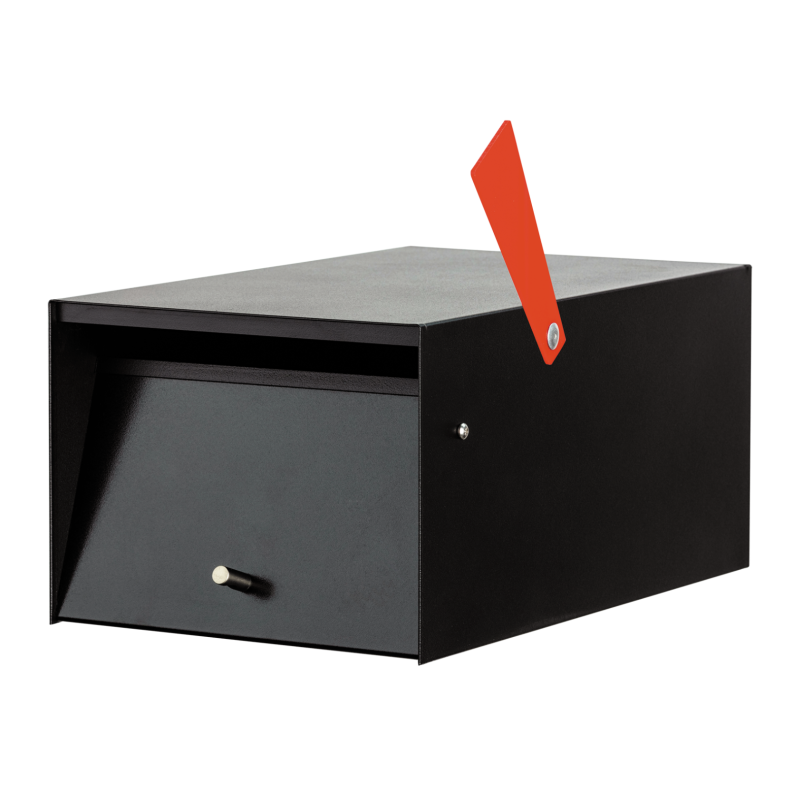 Rural Letterbox / Mailbox - Black | Box Design