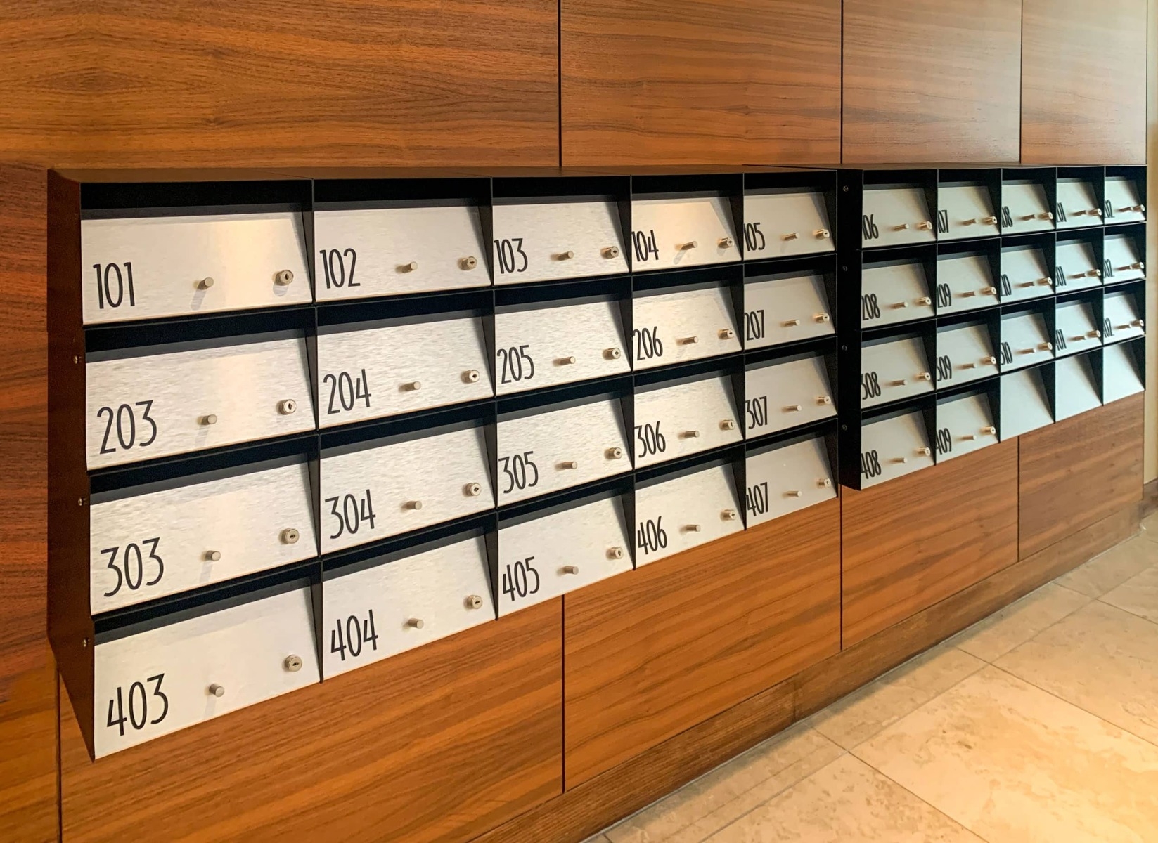 apartment letterboxes